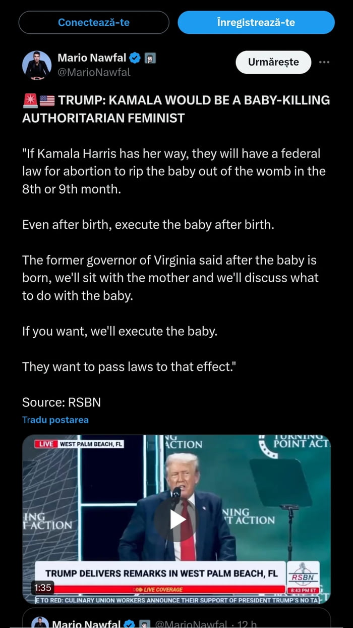 Deranged pathological liar claims Kamala Harris will let parents have ...