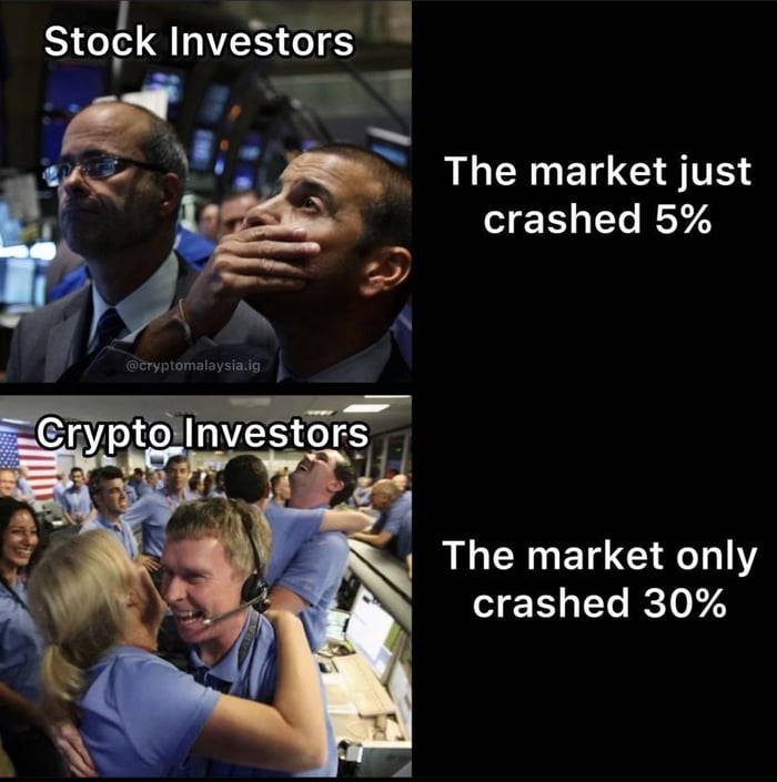 Crypto investors built different - 9GAG
