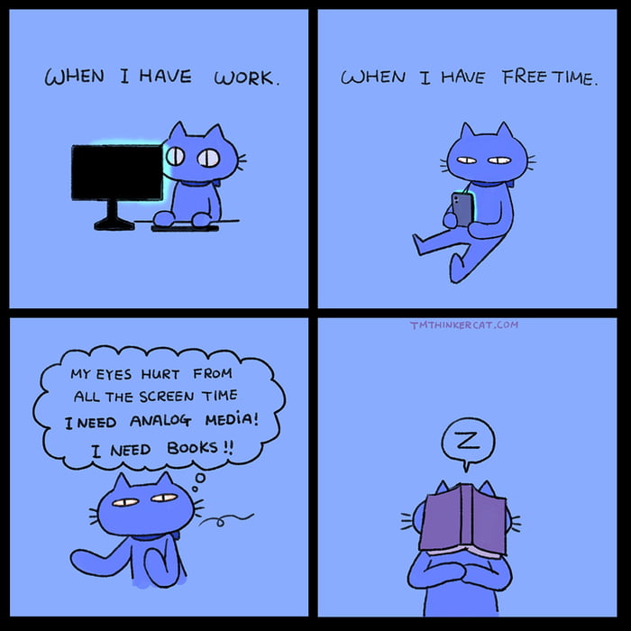 Screen time (OC) - 9GAG