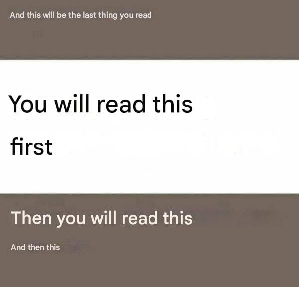 And now you reading the title. - 9GAG