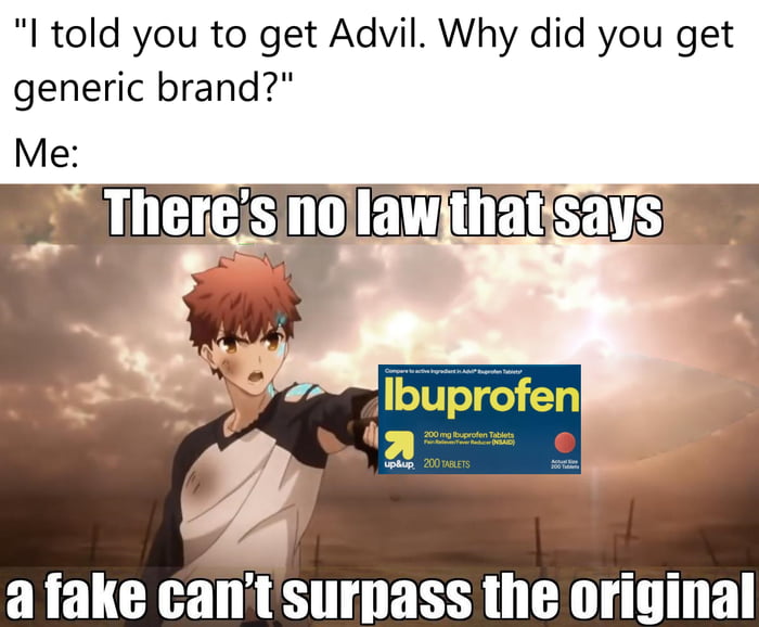 Remember folks: Generic brand OTC meds do the same thing as their Brand ...