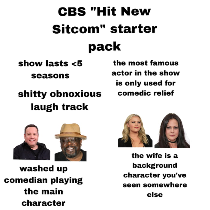 Trash Sitcom Starter Pack - 9GAG