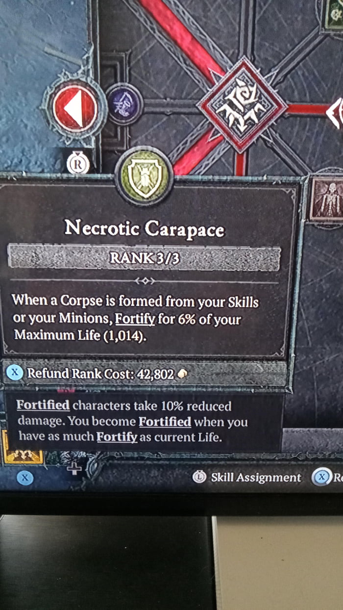 Necrotic Carapace bugged/ broken?? - 9GAG