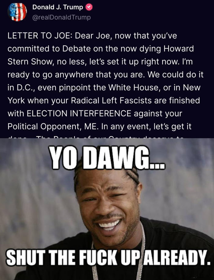 It will be such a cathartic moment for everyone when this guy finally goes down - 9GAG