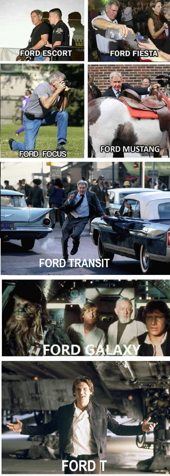 For those who cannot choose their favorite ford, here are new ones - 9GAG