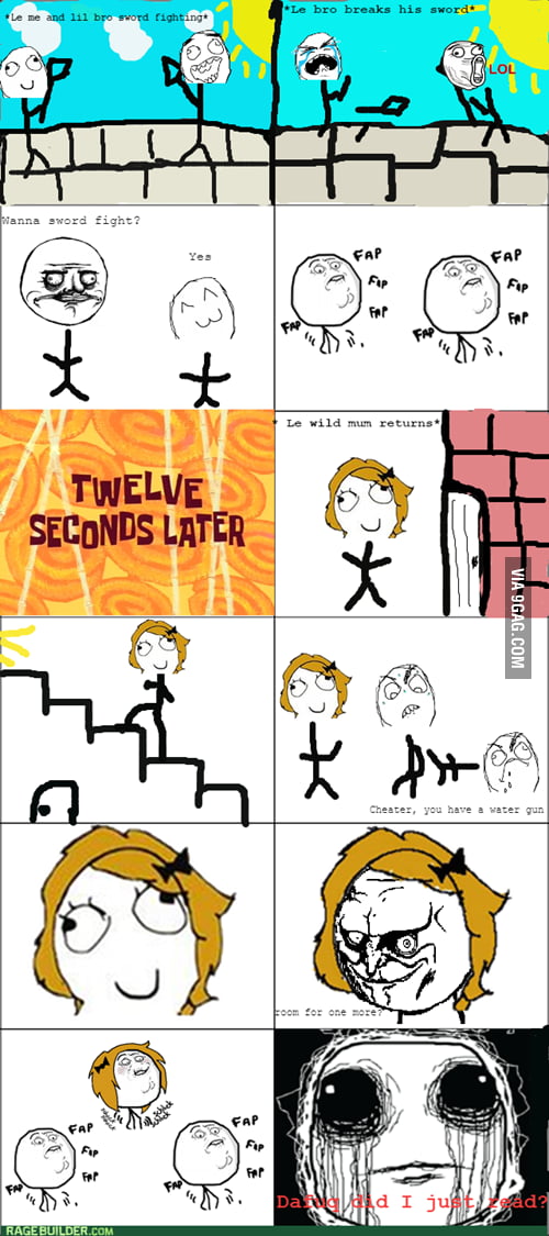 Well, if you incest. (first rage comic) - 9GAG