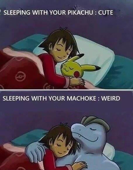 Pikachu vs Machoke - 9GAG