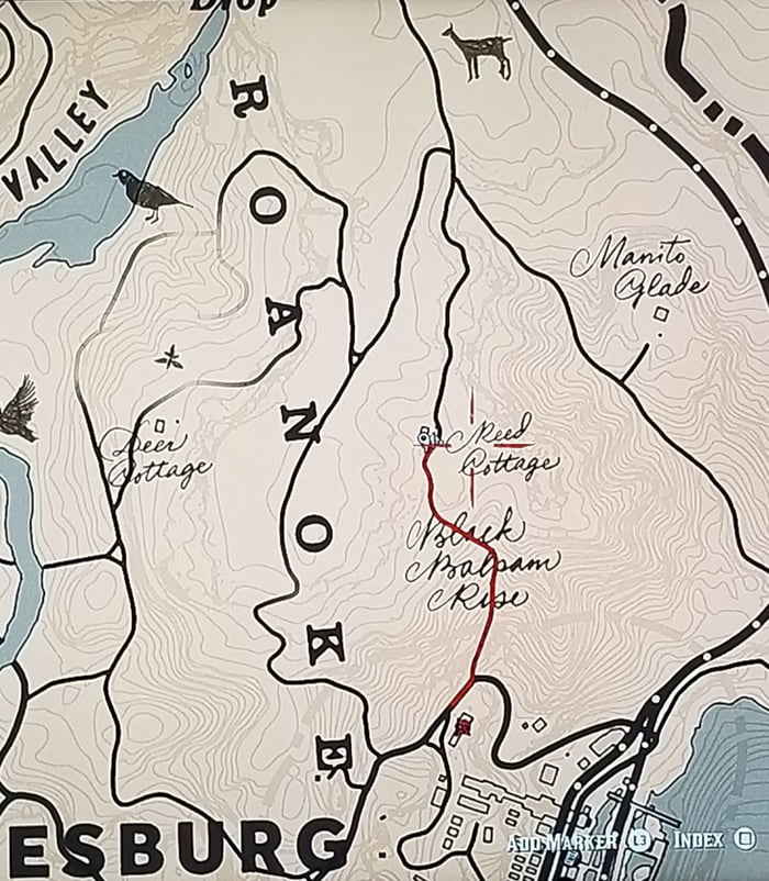 Reed Cottage - Roanoke - Full treasure map in the chimney - 9GAG