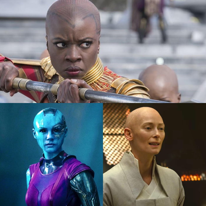 Shoutout to the bald women of the MCU! - 9GAG