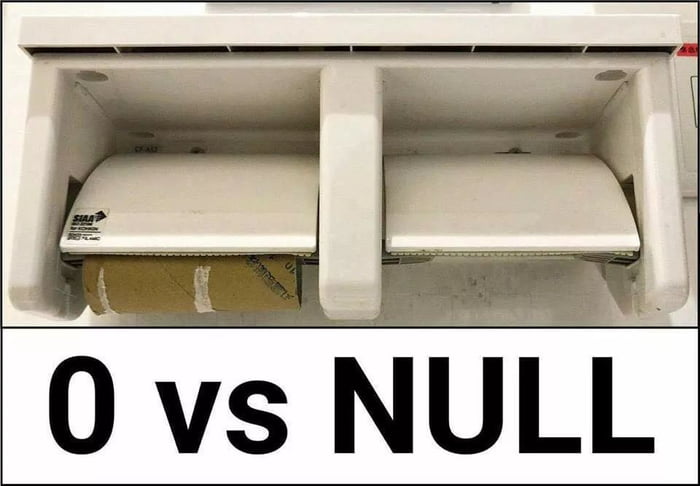 0 vs NULL - 9GAG