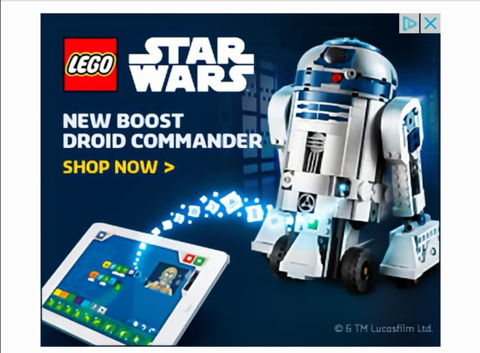 R2D2 takes a leak on a tablet - 9GAG