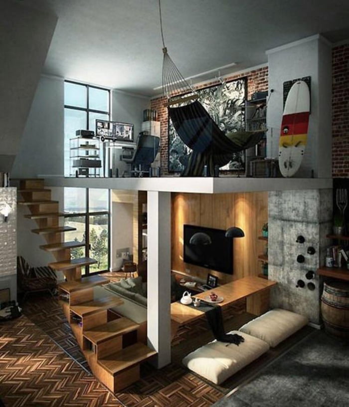 Ultra Cozy Loft Bedroom - 9GAG