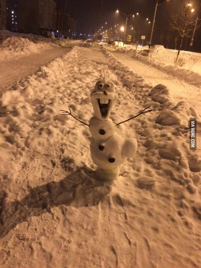 Olaf the Snowman - 9GAG