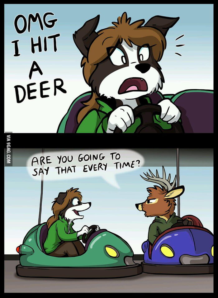 I'm not a fawn of deer puns but "oh deer" - 9GAG