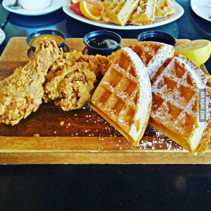 Picture Perfect Chicken & Waffles - 9GAG