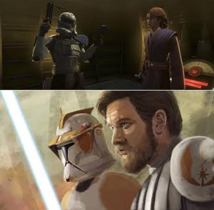 Rex Lost his Jedi, Obi-Wan Lost His Clone, Both Lost Friends….Obi-Wan ...