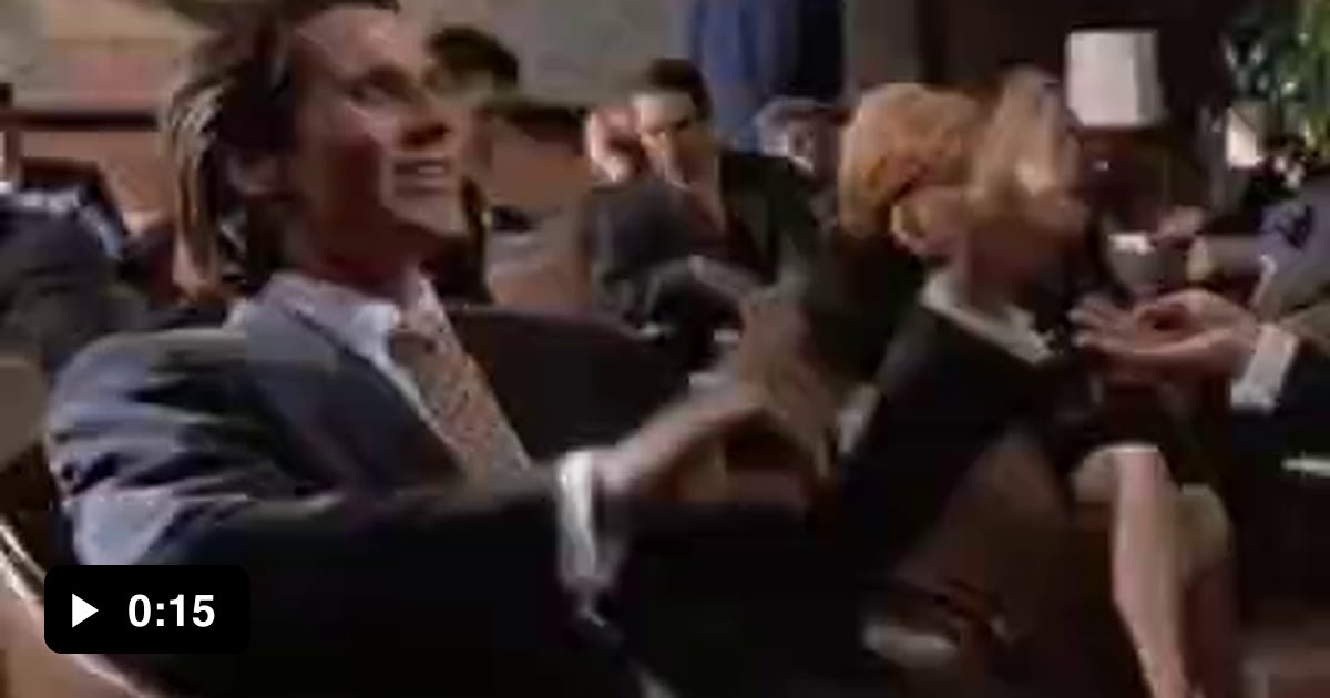 Words of wisdom by Patrick Bateman. - 9GAG