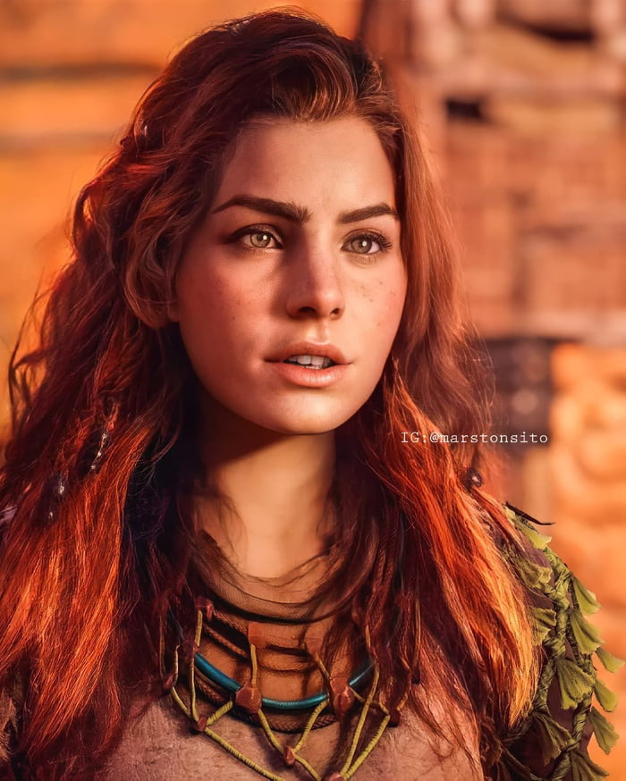 Aloy with long hair. [Horizon Forbidden West] - 9GAG