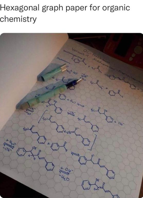 Benz+note makes books specifically for organic chemistry! - 9GAG