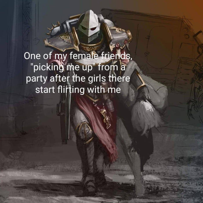 Those girls can be very protective with me - 9GAG