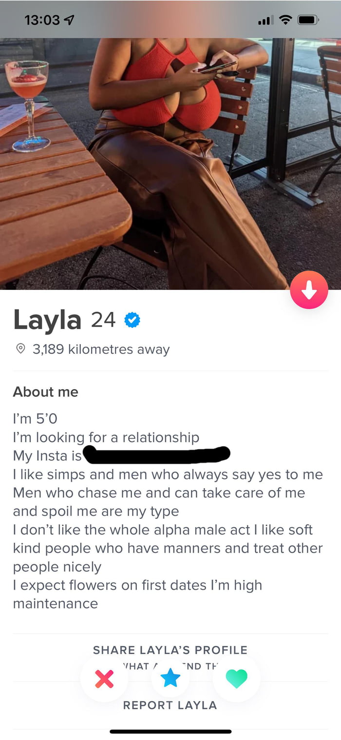 Her bio just screams red flag - 9GAG