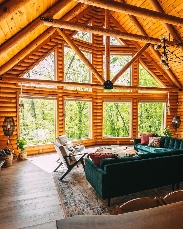 Cabin interior. Butler, Ohio. - 9GAG