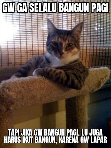 Paginya uwu jam 3 AM lho - 9GAG