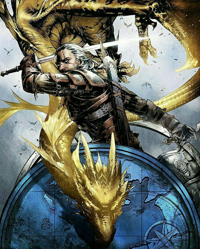 Geralt and the golden dragon, Borch three jackdaws - 9GAG