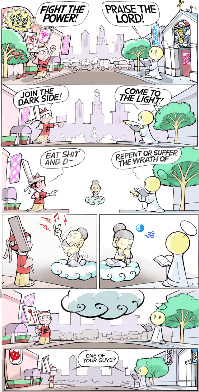 Zen guy just want to chill - 9GAG