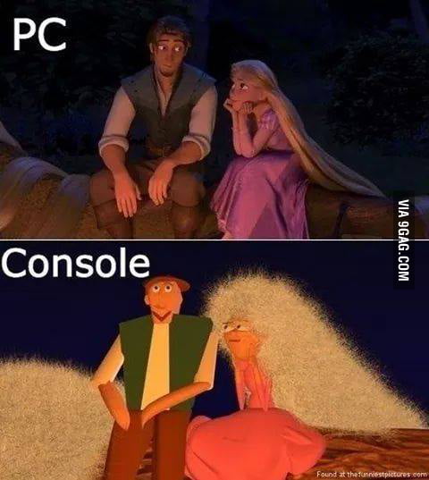 Console vs PC: Graphics - 9GAG