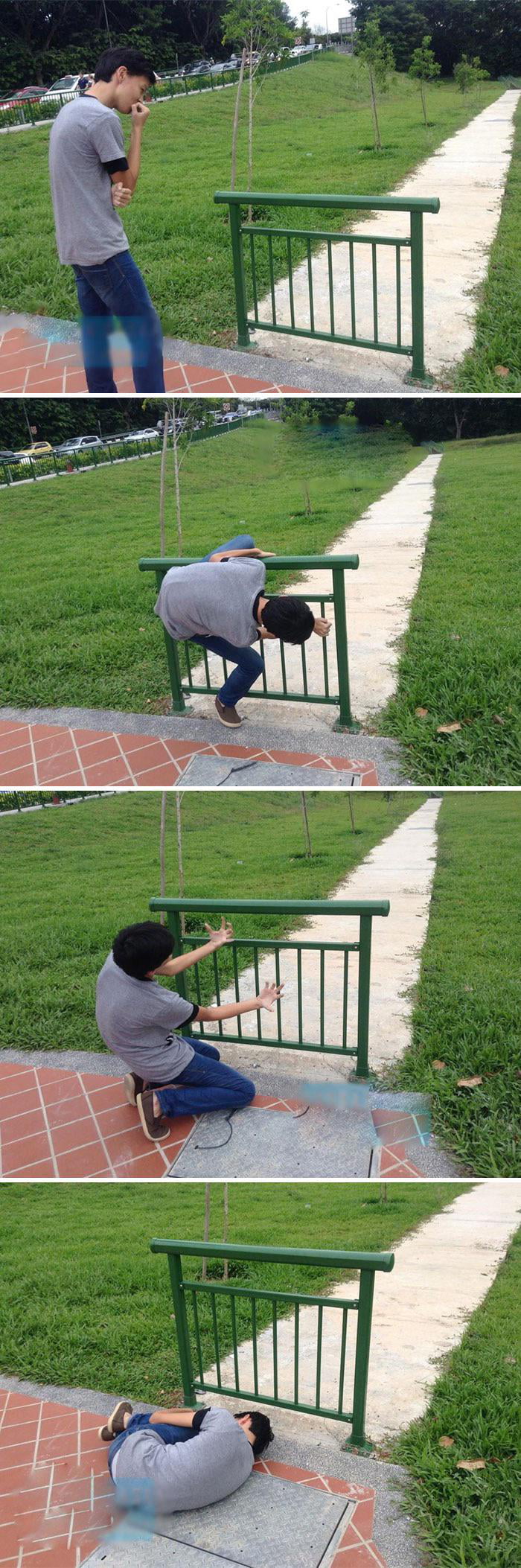 A gate that cannot open - 9GAG