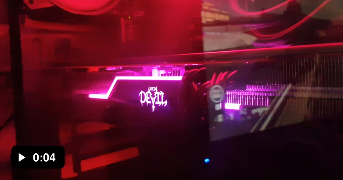 Gotta love this GPU.. Rx 5700xt RED DEVIL LIMITED EDITION - 9GAG