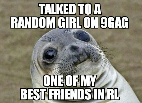 I didn't even know that she's a 9gagger......the internet is small. - 9GAG