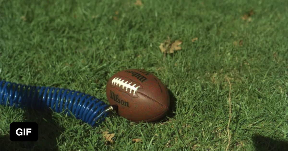 Over inflated football exploding in slow motion - 9GAG