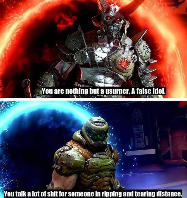 Fortnite is temporary. Doom is ETERNAL - 9GAG