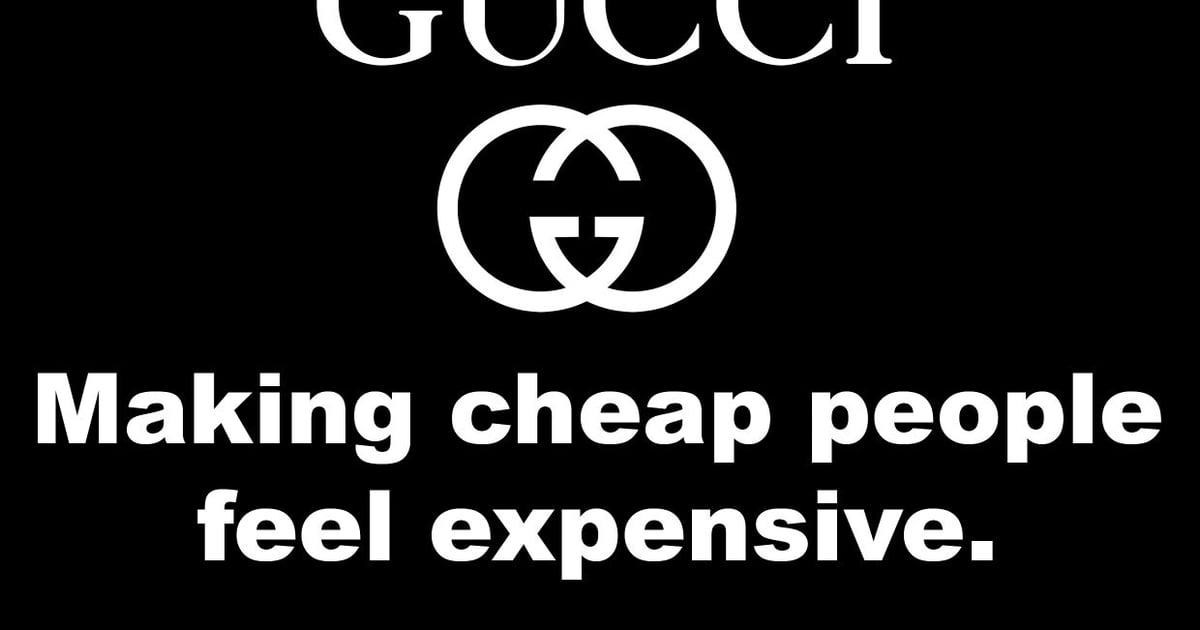 Alternative slogan for gucci - 9GAG