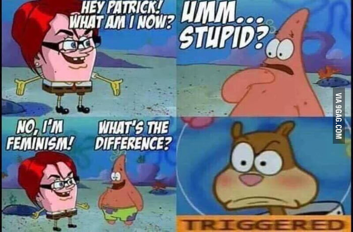 SpongeBob on feminism - 9GAG