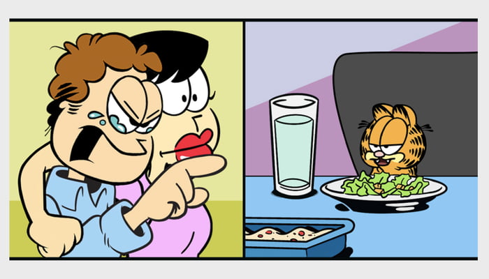 Garfield crossover - 9GAG