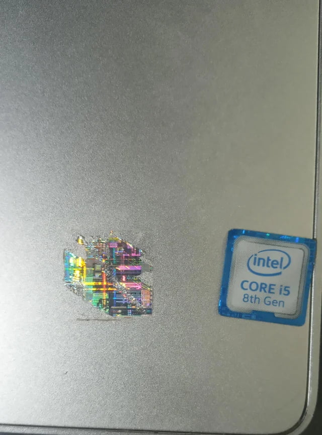 Screw you Intel. The residue you're left with if you remove the Intel ...