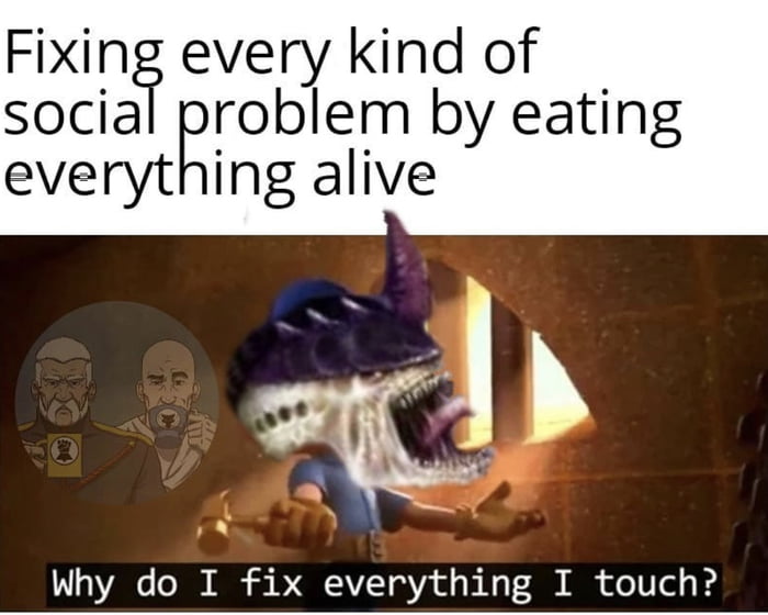 Becoming Tyranid food solves all problems: No man, no problem! - 9GAG