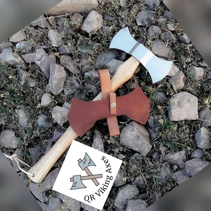 Custome handmade Axe Overall Length: 24.00'' Inches Axe Blade Length ...
