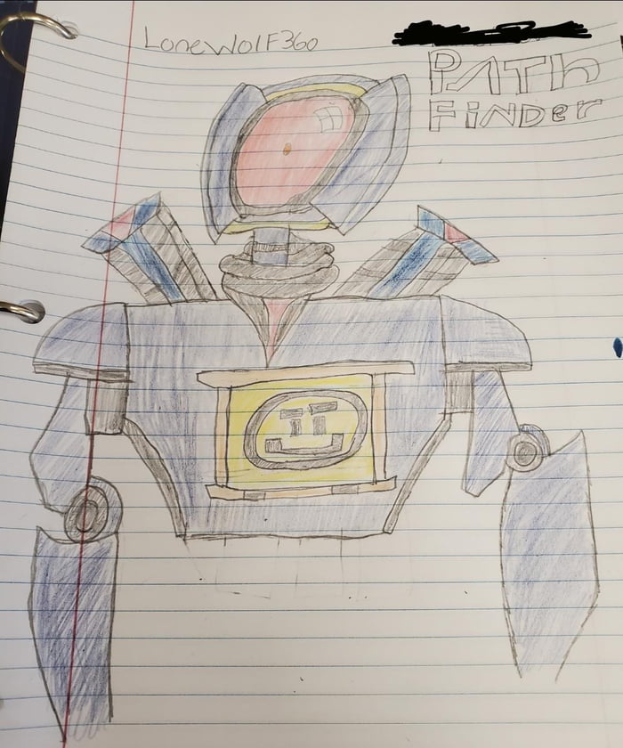 Made this drawing of Pathfinder from apex legends - 9GAG