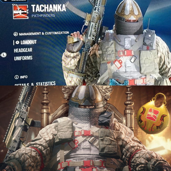 I am a disciple of His most reverent, Lord Tachanka. By His shield am I ...