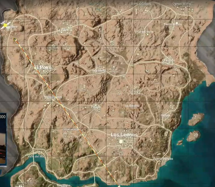New Miramar map/minimap details are almost zero... - 9GAG