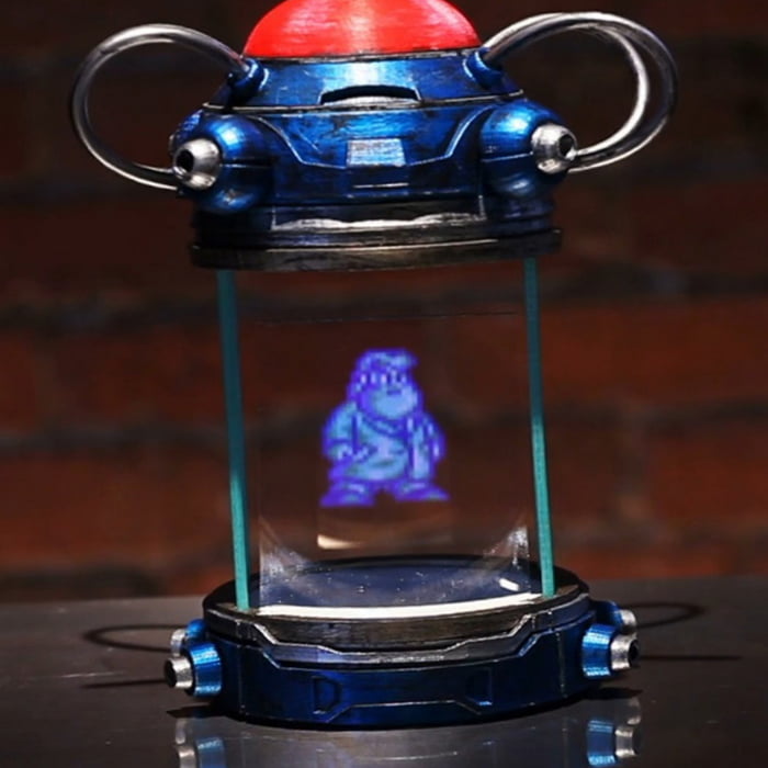 Replica of the Megaman Light Capsule - 9GAG