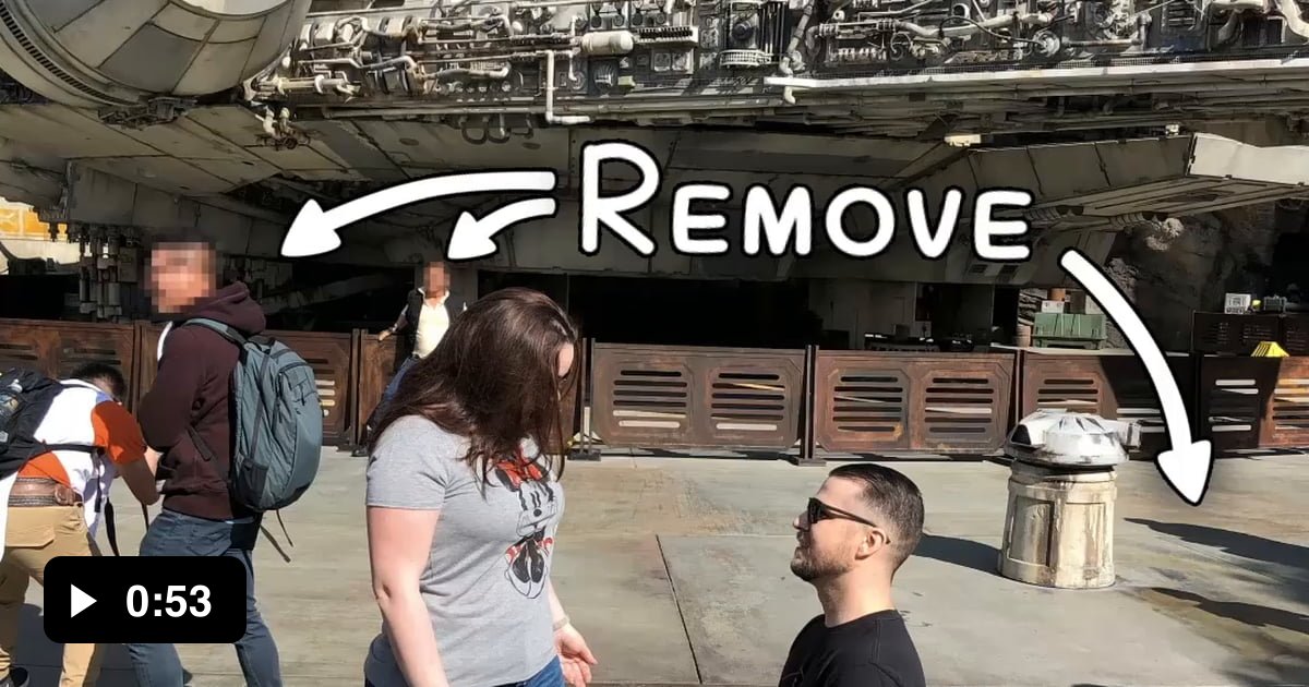 Manually editing a photo when the algorithms and A.I. tools don’t work - 9GAG