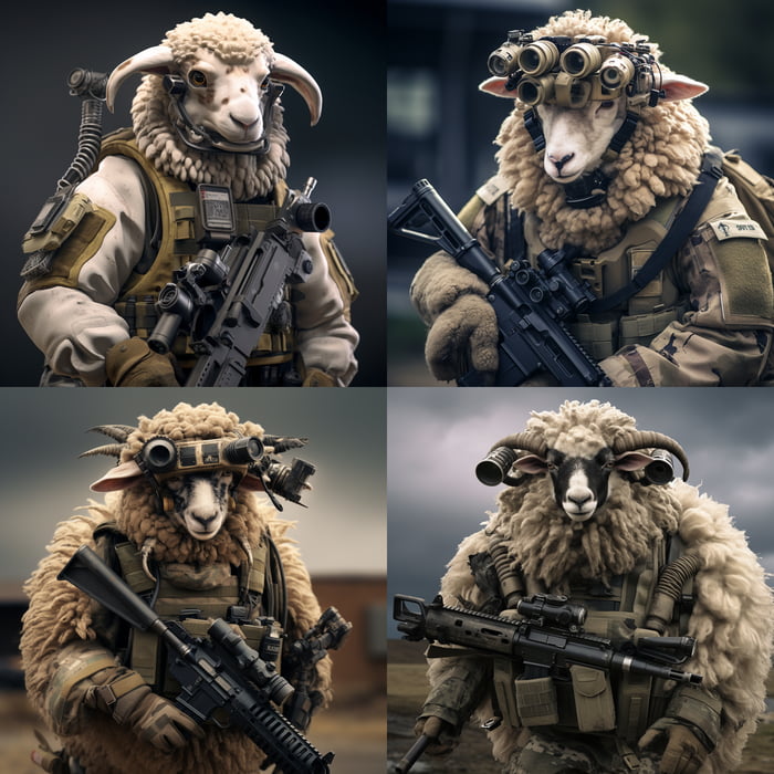Tactical Sheep - 9GAG