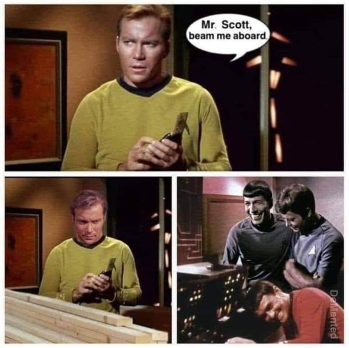 Not even remotely funny, Scotty. These are planks - 9GAG