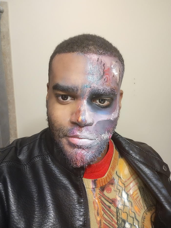 Celebrated turning the big 30 today by dressing up as Harvey Two-Face! - 9GAG