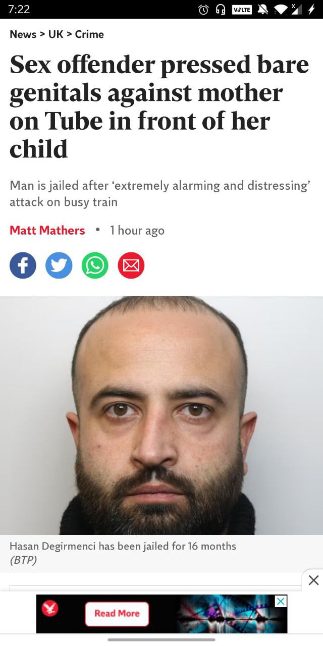 Hasan pushed his exposed d*ck against a woman and flashed it in front of her minor daughter - 9GAG